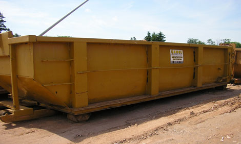 20 Yd (20’long 8’wide 4’ high) Dumpster